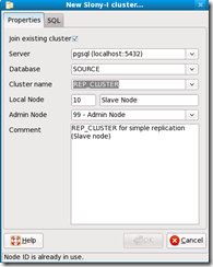 Open BI: Data replication with Postgresql and Slony